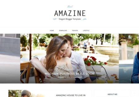 Amazine Modern Blogger Template • Blogspot Templates 2025