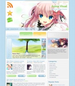 Anime Blogger Templates 2025 free download
