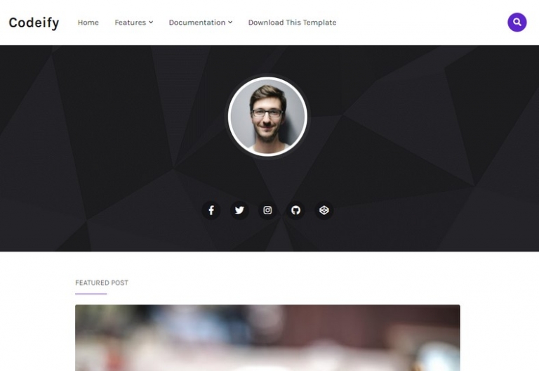 Codeify Blogger Template • Blogspot Templates 2025