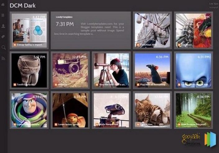 Dcm Dark Responsive Blogger Template 2014 Free Blogger Templates