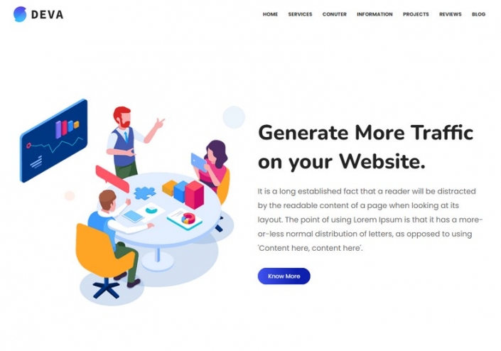 Deva Blogger Template • Blogspot Templates 2025