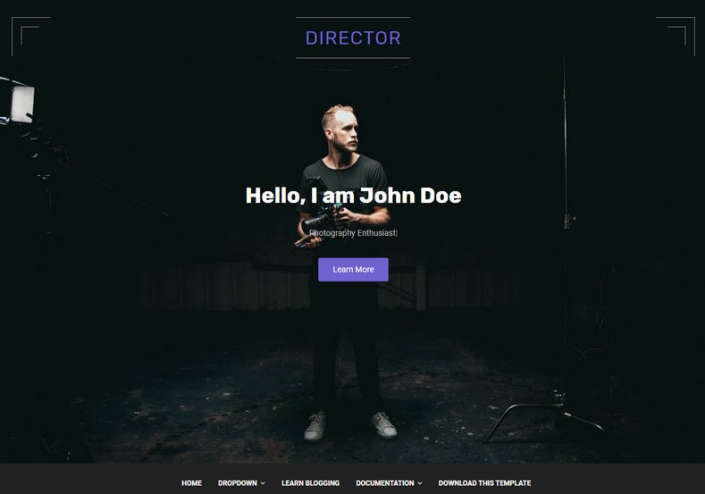 Director Blogger Template • Blogspot Templates 2025