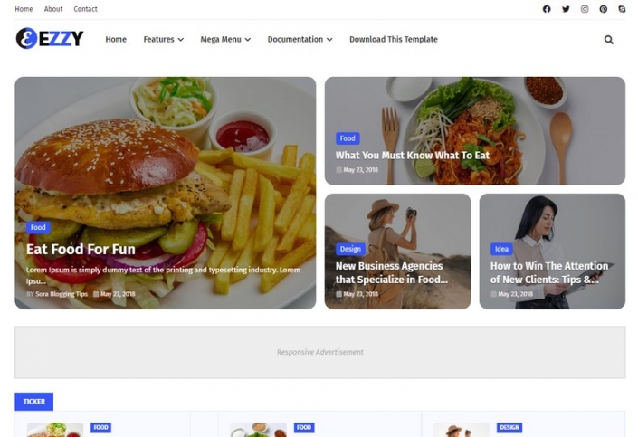 Ezzy Blogger Template • Blogspot Templates 2025