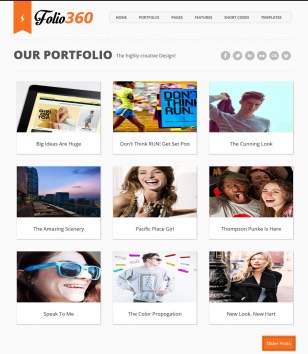 Folio360 Blogger Template 2014 Free Download