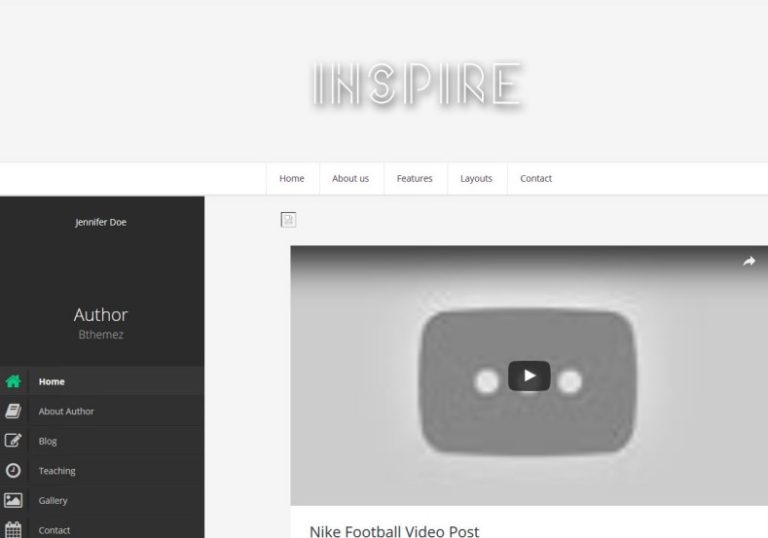 Inspire Responsive Blogger Template 2014 Free Blogger Templates