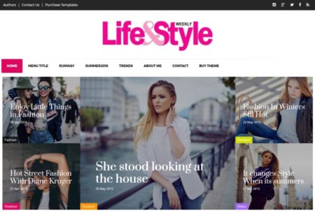 Life and Style Blogger Template • Blogspot Templates 2025