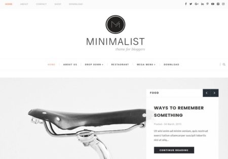 Minimalist Clean Blogger Template • Blogspot Templates 2025