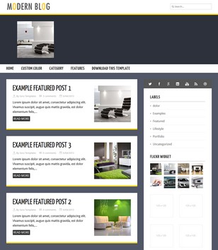 ModernBlog Blogger Template 2014 Free Download