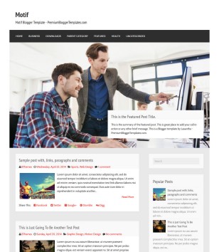 Daily News Blogger Template • Blogspot Templates 2025