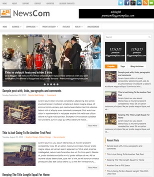 Duos Mag Blogger Template • Blogspot Templates 2025