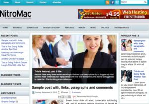 NitroMac Blogger Template 2014 Free Download