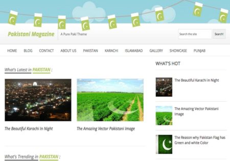 Pakistani Magazine Blogger Template 2014 Free Download