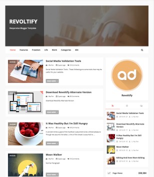 Elegance Responsive Blogger Template • Blogspot Templates 2025