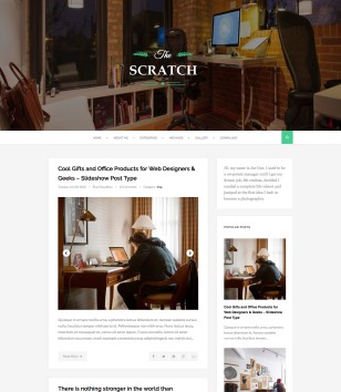 Scratch Green Responsive Blogger Template • Blogspot Templates 2025