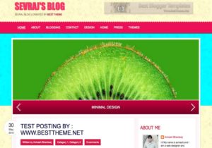 Sevraj Blogger Template 2014 Free Download