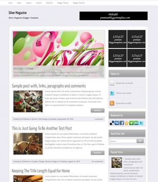 Milano Blogger Template • Blogspot Templates 2024