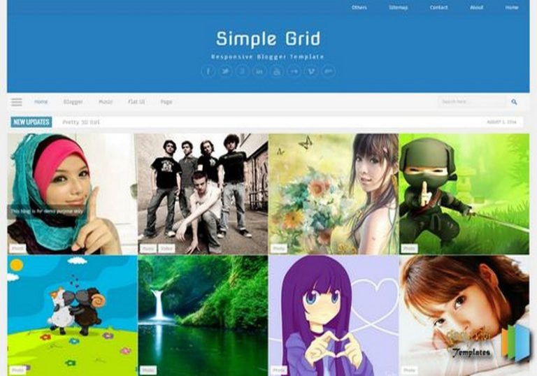 Simple Grid Responsive Blogger Template 2014 Free Blogger Themes Simple Grid Responsive Blogger Template 2014 Free Blogger Themes