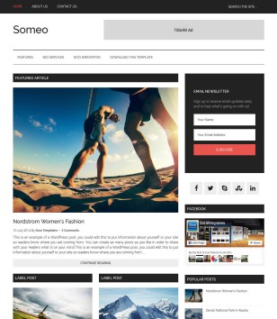 Someo Responsive Blogger Template • Blogspot Templates 2025