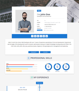 Portfolio Blogger Templates 2023 Free Download