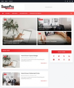 Reading Blogger Template • Blogspot Templates 2025