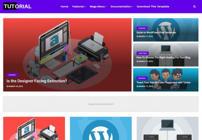 Tutorial Blogger Template • Blogspot Templates 2025